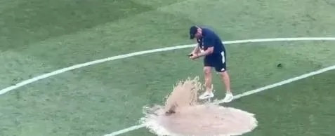 Pipe Burst Under Stadium Field at Halftime of Iraq vs Norway 2026 World ...