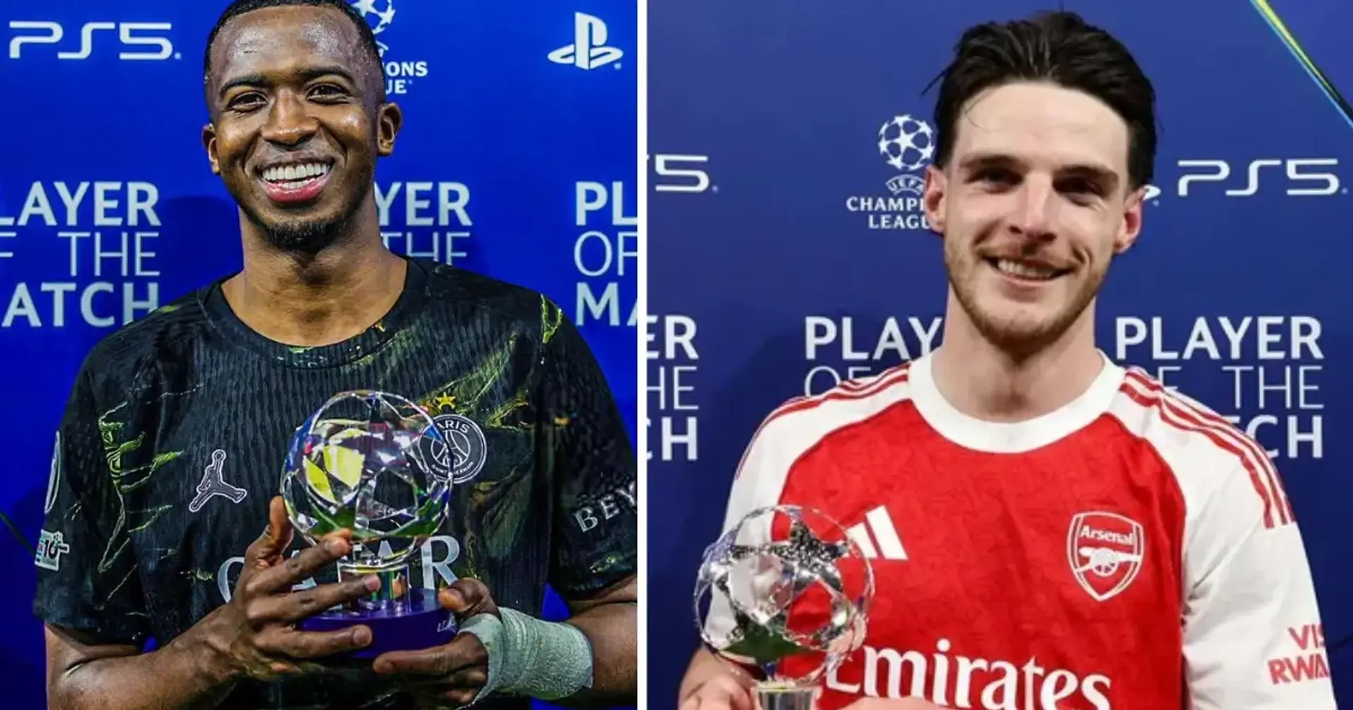 Rice and Pacho Nominated for Champions League Player of the Week