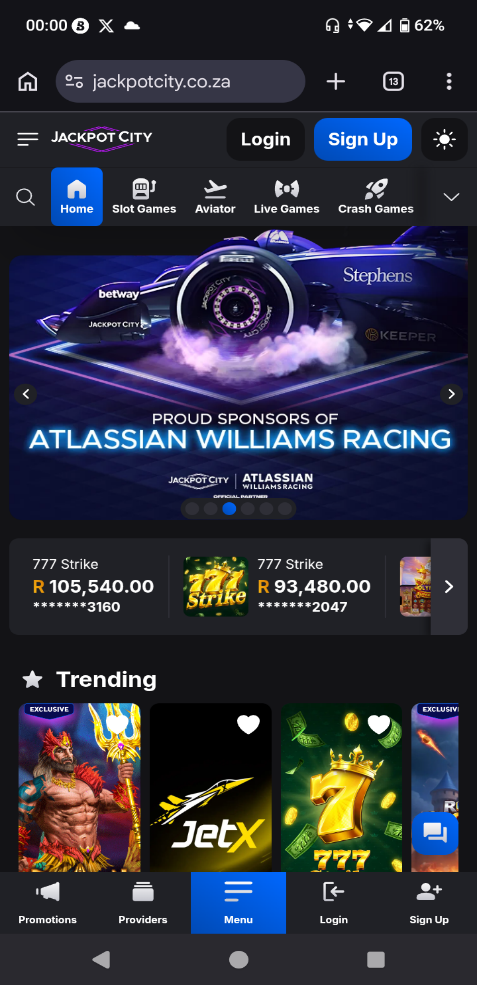 JackpotCity Casino Login South Africa – Full Guide 2026