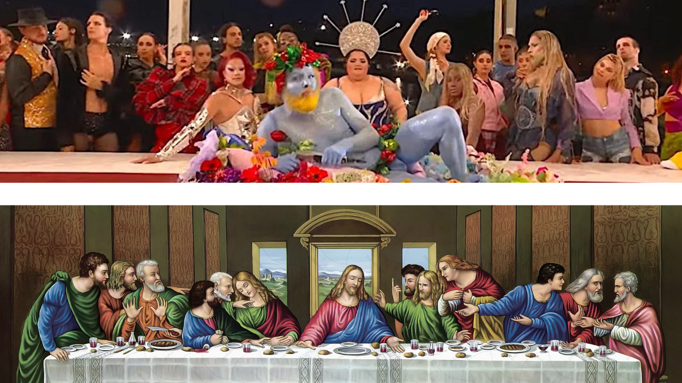 2024 Olympics Opening Ceremony Drag Queen Parody of the Last Supper ...