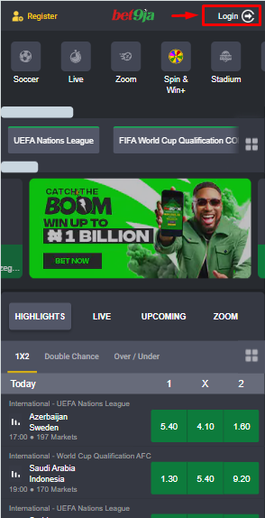 Bet9ja Login to My Account & Get Bonus from Nigeria